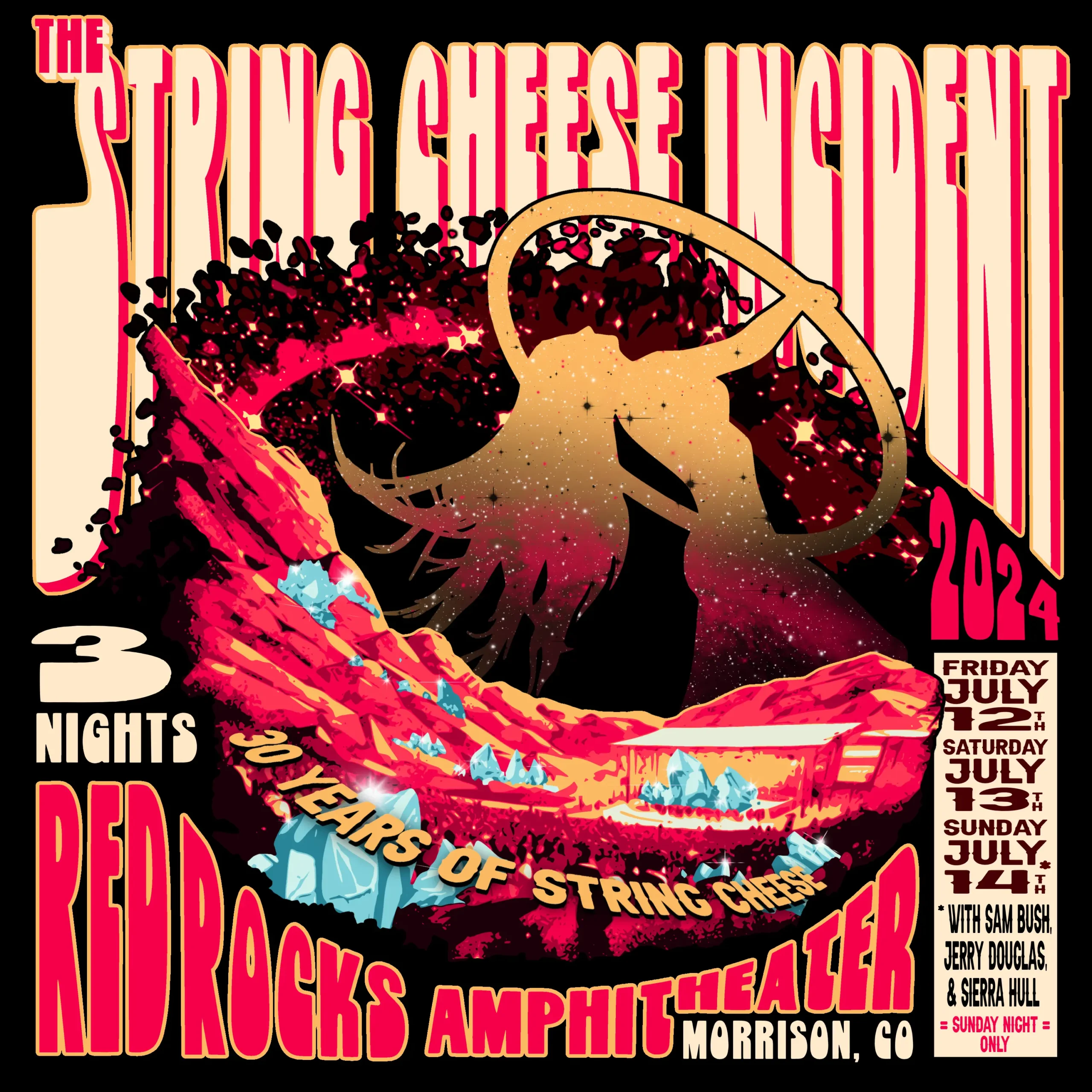 THE STRING CHEESE INCIDENT-RED ROCKS 2024 • THE STRING CHEESE INCIDENT ...